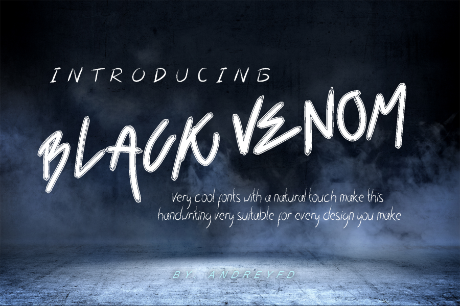 Black Venom Font · 1001 Fonts