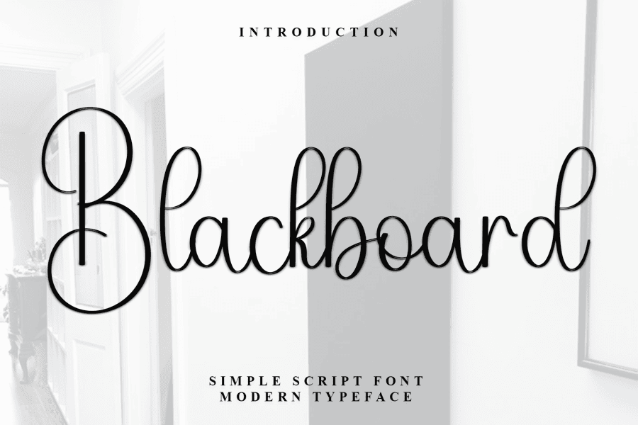 Blackboard Font · 1001 Fonts