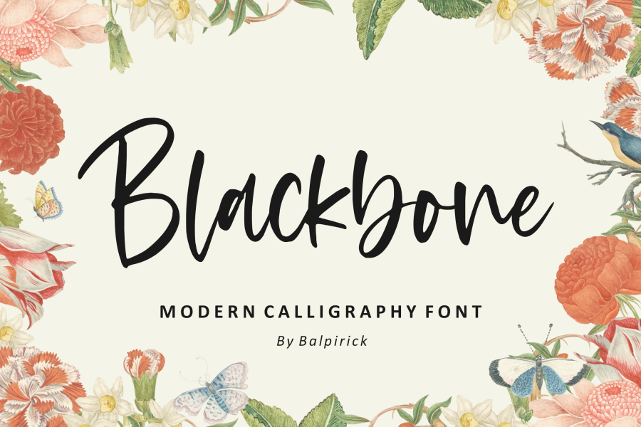 Blackbone Font · 1001 Fonts