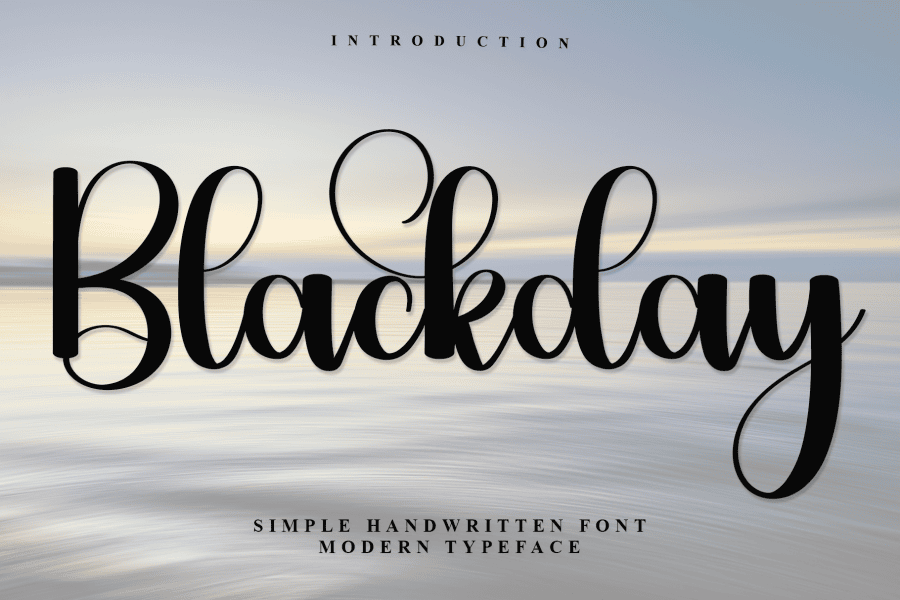 Blackday Font · 1001 Fonts