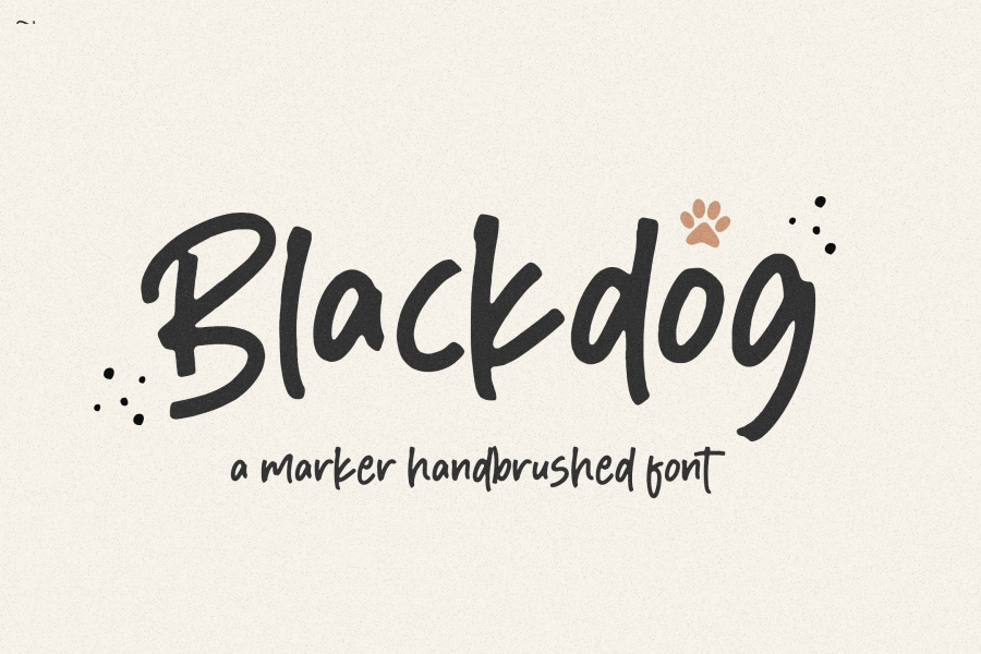 Blackdog Font · 1001 Fonts