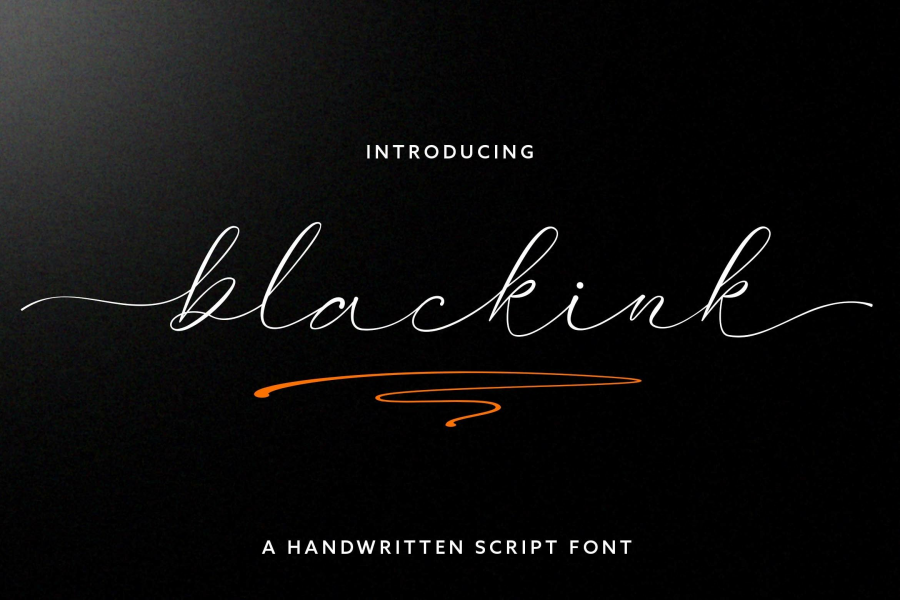 Blackink Signature Font · 1001 Fonts