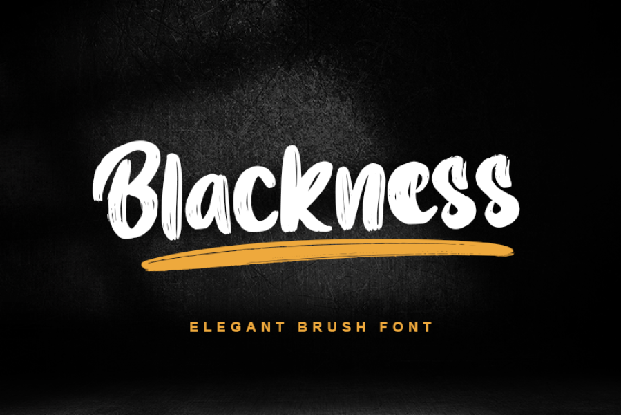 Blackness - Personal use Font · 1001 Fonts