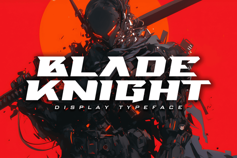 Blade Knight Font Family · 1001 Fonts