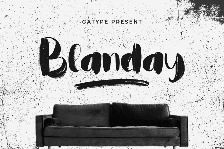 Blanday Font Family · 1001 Fonts