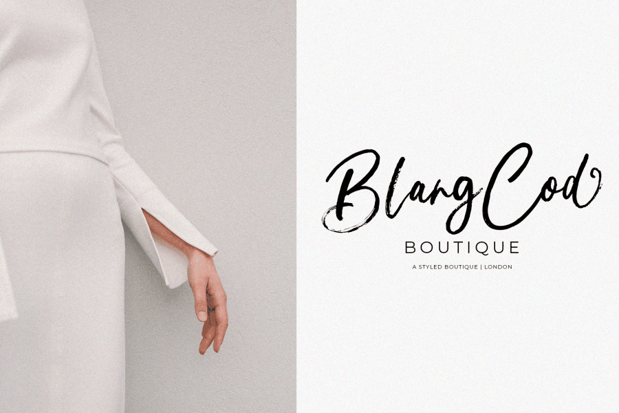 Blang Cod Font · 1001 Fonts