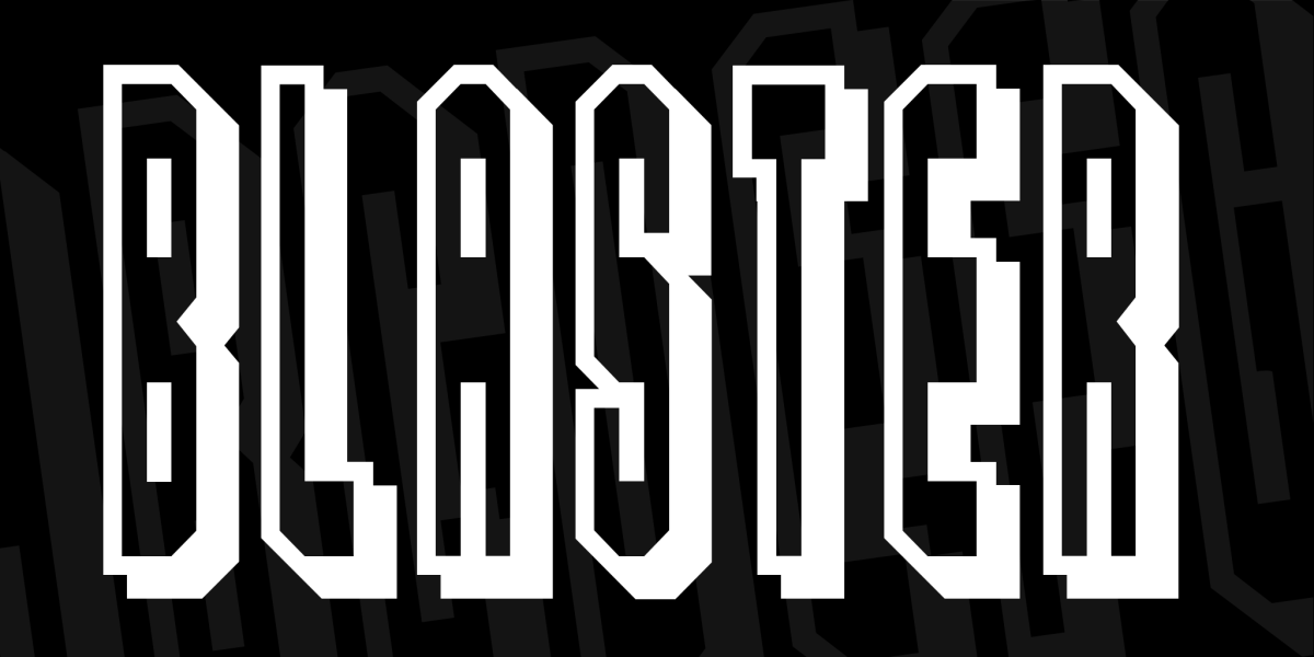 Blaster Font · 1001 Fonts