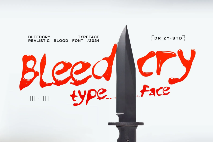 Bleedcry Font · 1001 Fonts