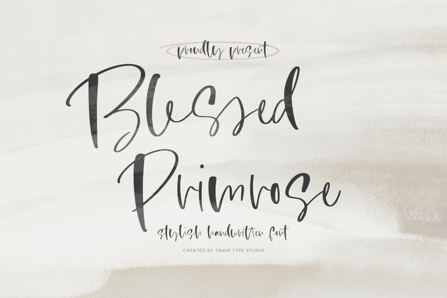 Blessed Primrose Font · 1001 Fonts