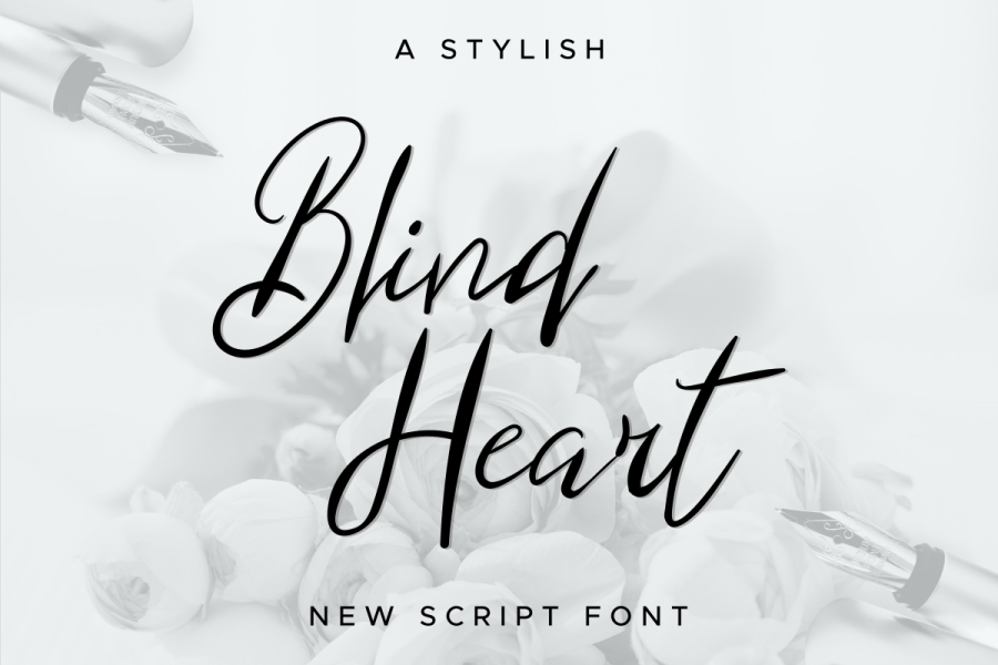 Blind Heart Demo Font · 1001 Fonts