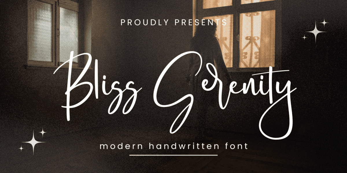 Bliss Serenity Font · 1001 Fonts
