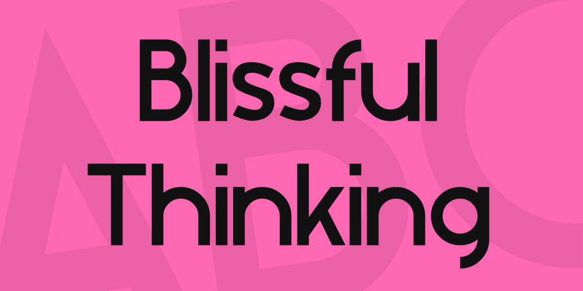 Blissful Thinking Font · 1001 Fonts