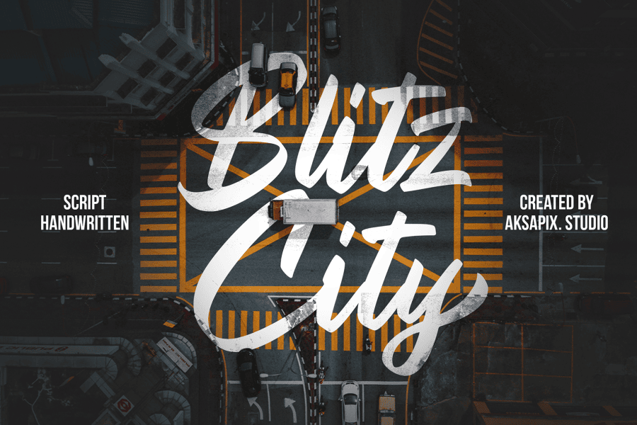 Blitz City DEMO Font · 1001 Fonts