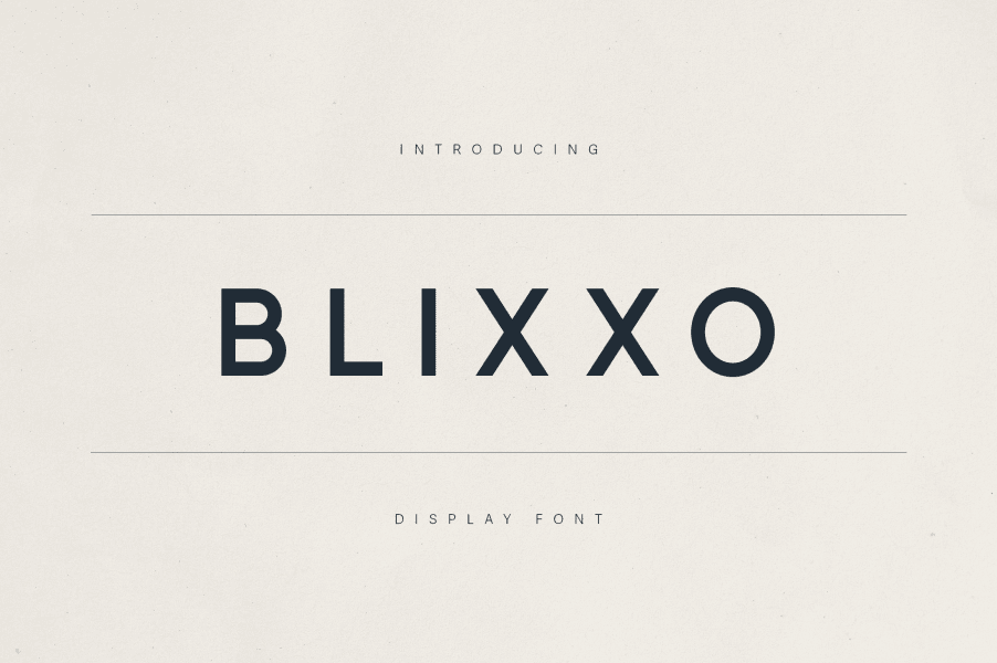 Blixxo Demo Font · 1001 Fonts