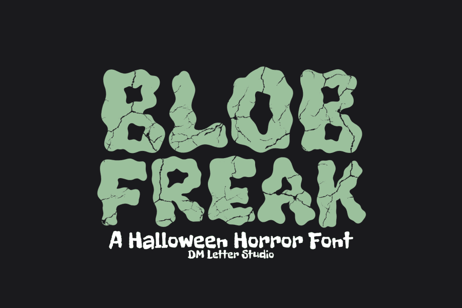 Blob Freak Font · 1001 Fonts