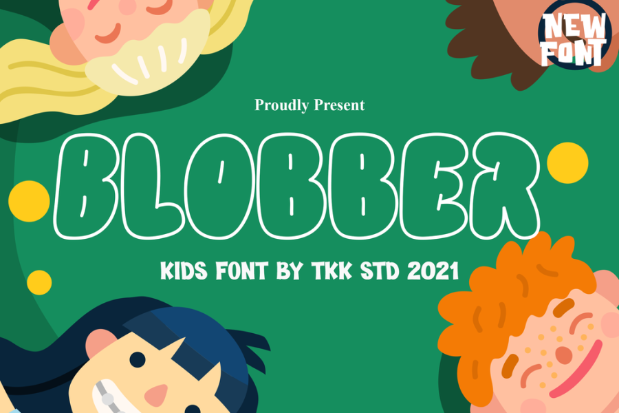BLOBBER Font · 1001 Fonts