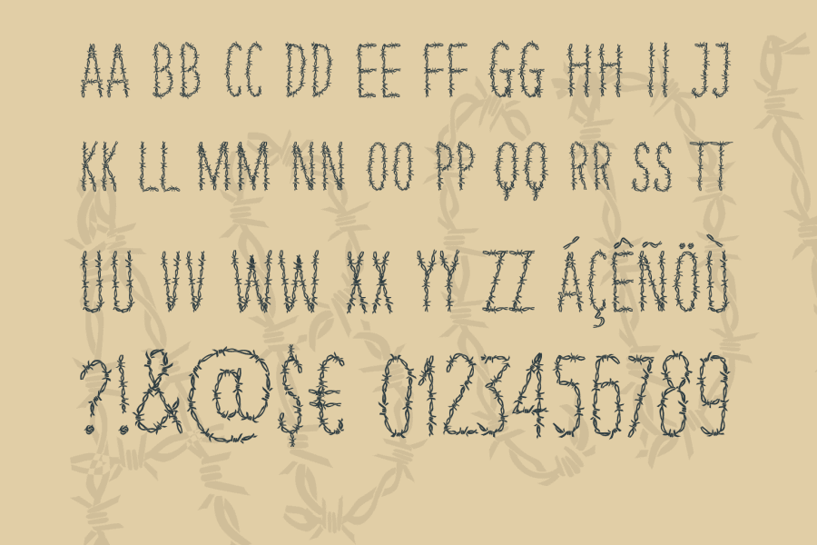 Block Border Font · 1001 Fonts
