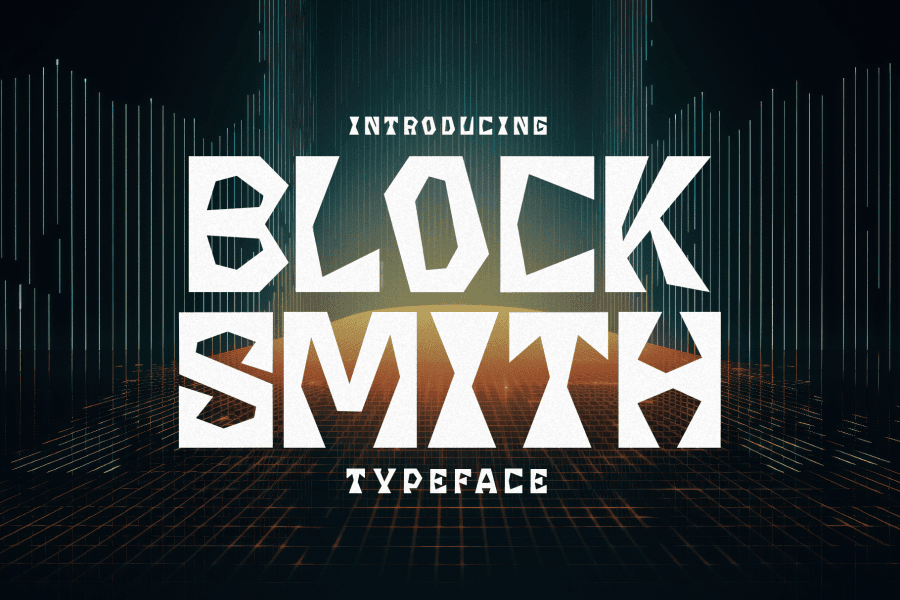Blocksmith Font · 1001 Fonts