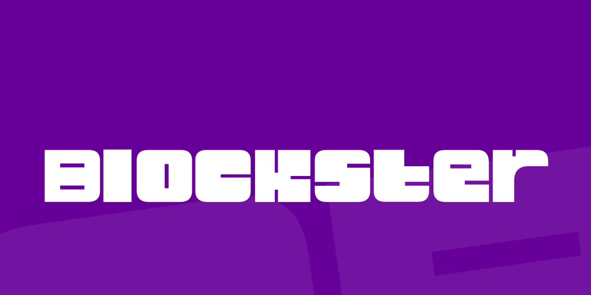 Blockster Font · 1001 Fonts