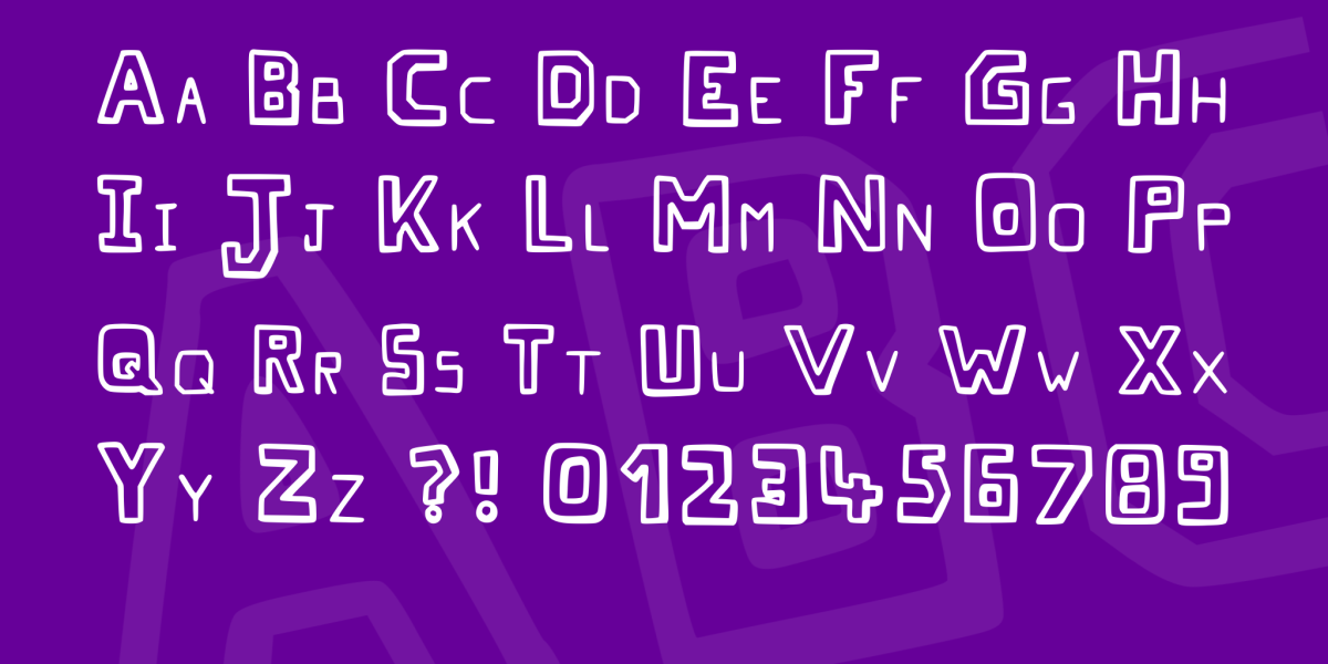 Blocky Cartoon Font · 1001 Fonts