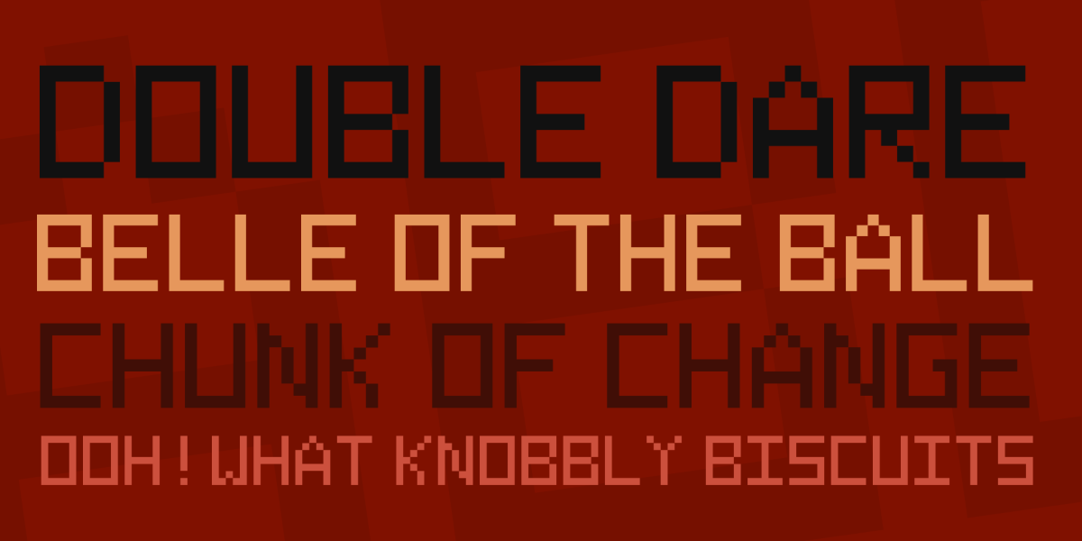 BlockyRuuka Font · 1001 Fonts