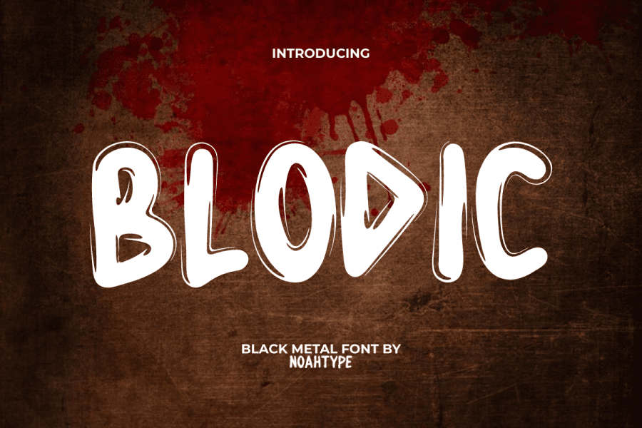 BlodicDemo Font · 1001 Fonts