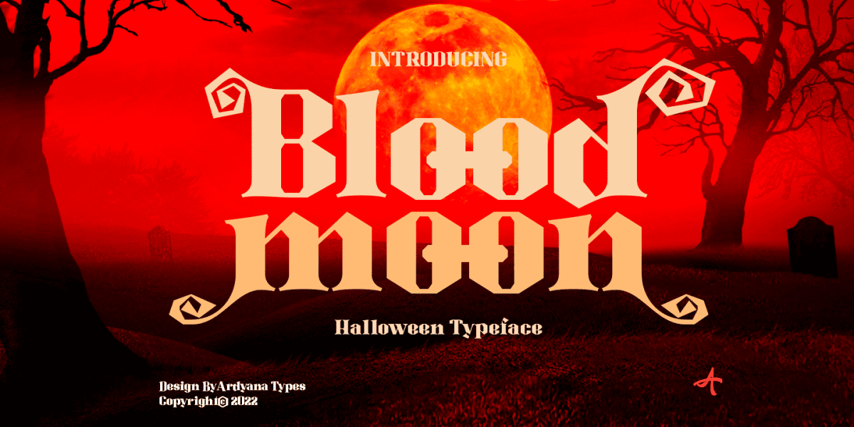 Blood Moon Font · 1001 Fonts