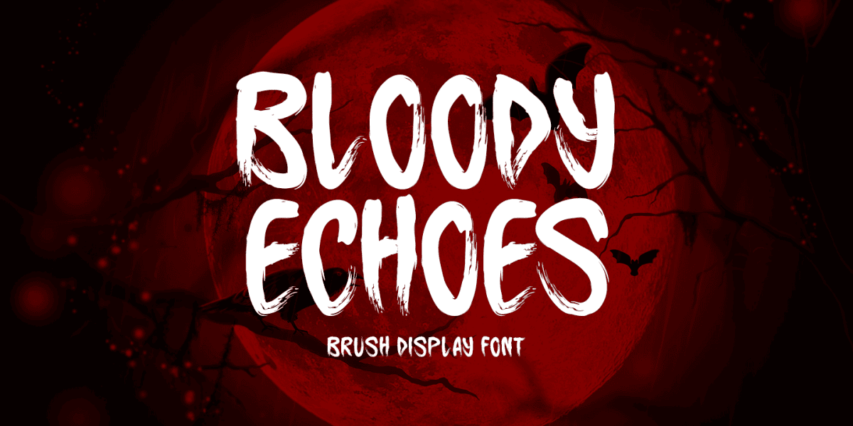 Bloody Echoes Font · 1001 Fonts