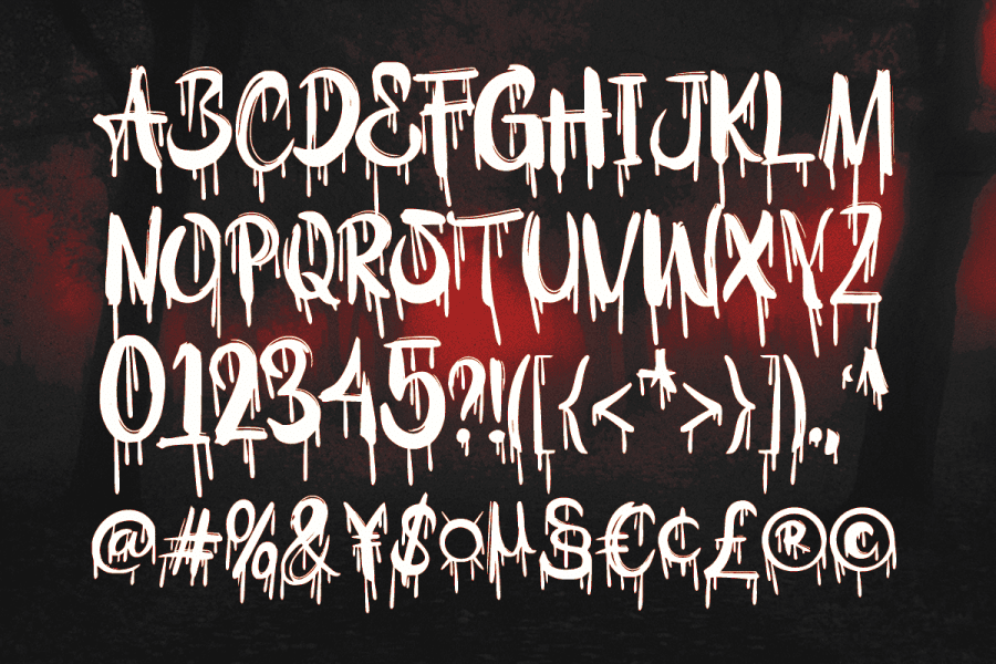 Bloody Shout DEMO Font · 1001 Fonts