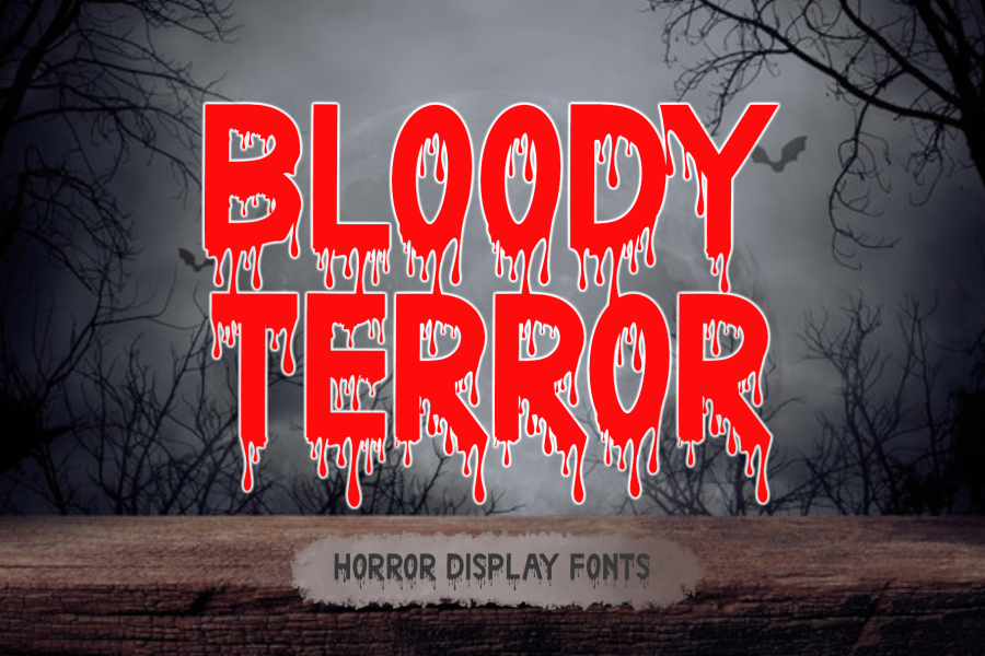 Bloody Terror Font · 1001 Fonts