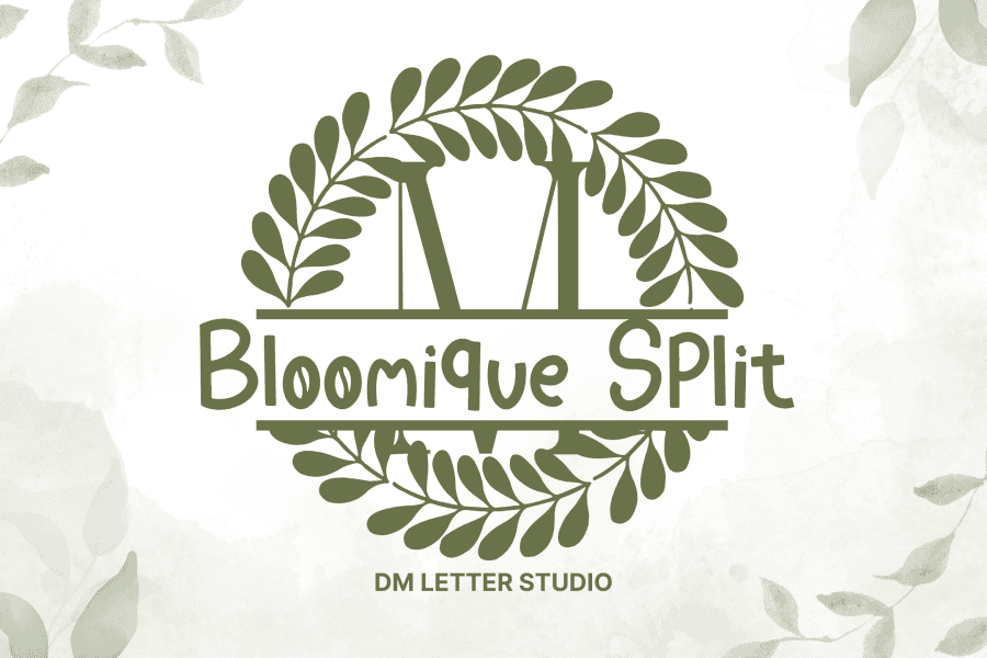 Bloomique Split Font · 1001 Fonts