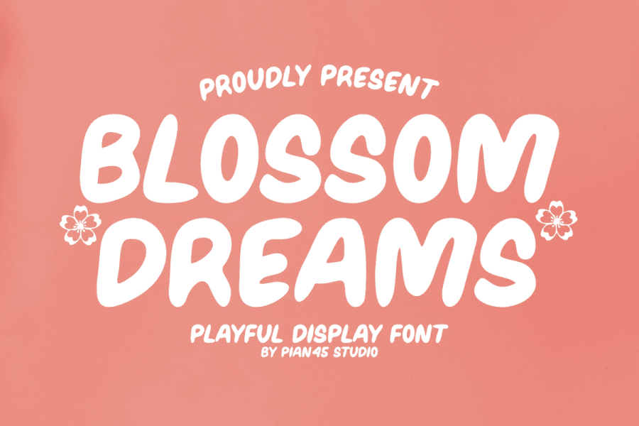 Blossom Dreams Font · 1001 Fonts
