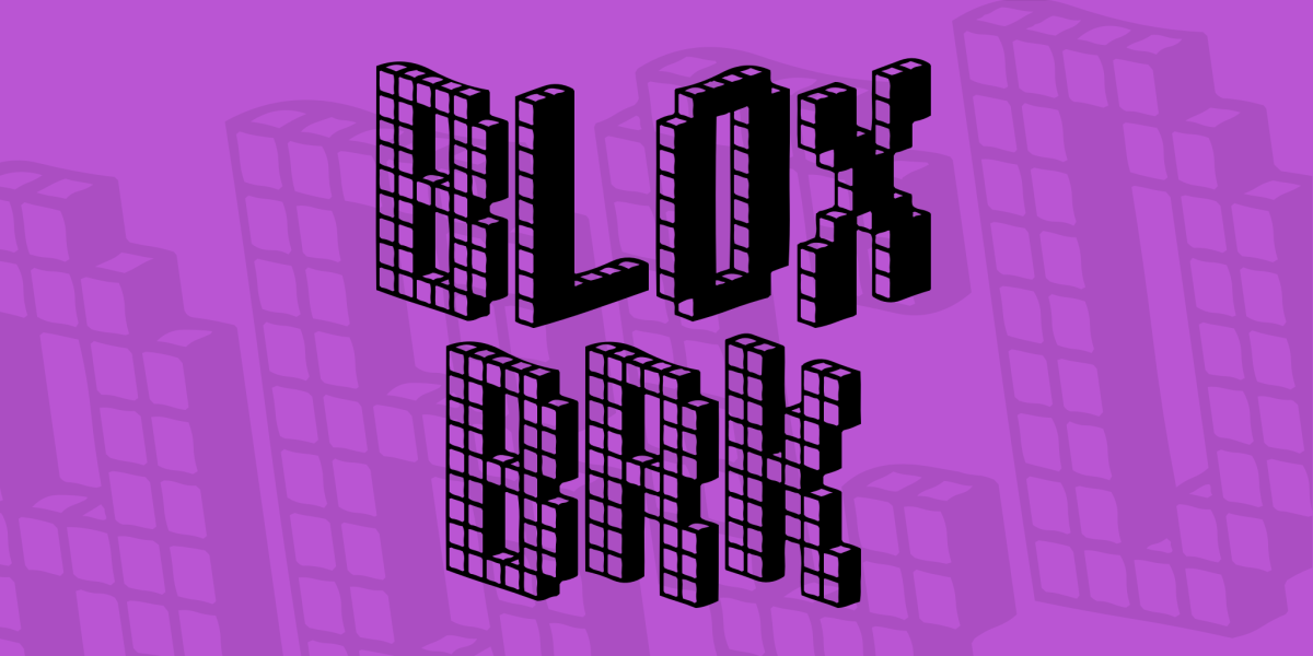 Blox BRK Font · 1001 Fonts