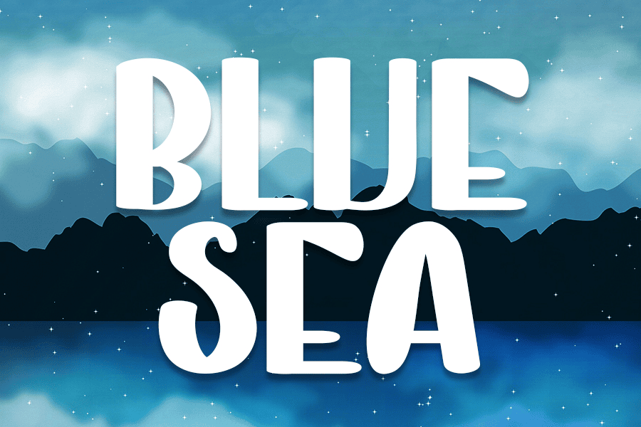 Blue Sea Font · 1001 Fonts