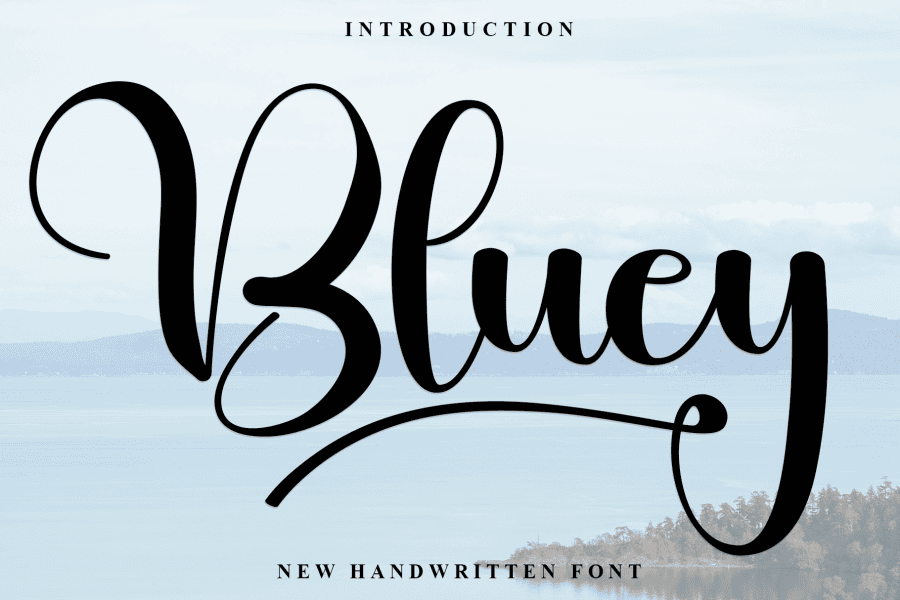 Bluey Font · 1001 Fonts