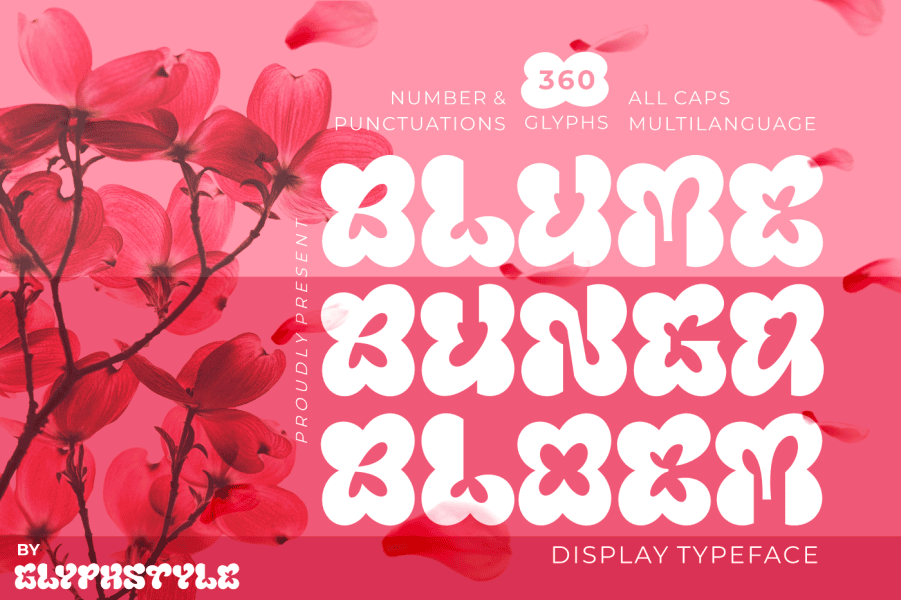Flower Petal Font