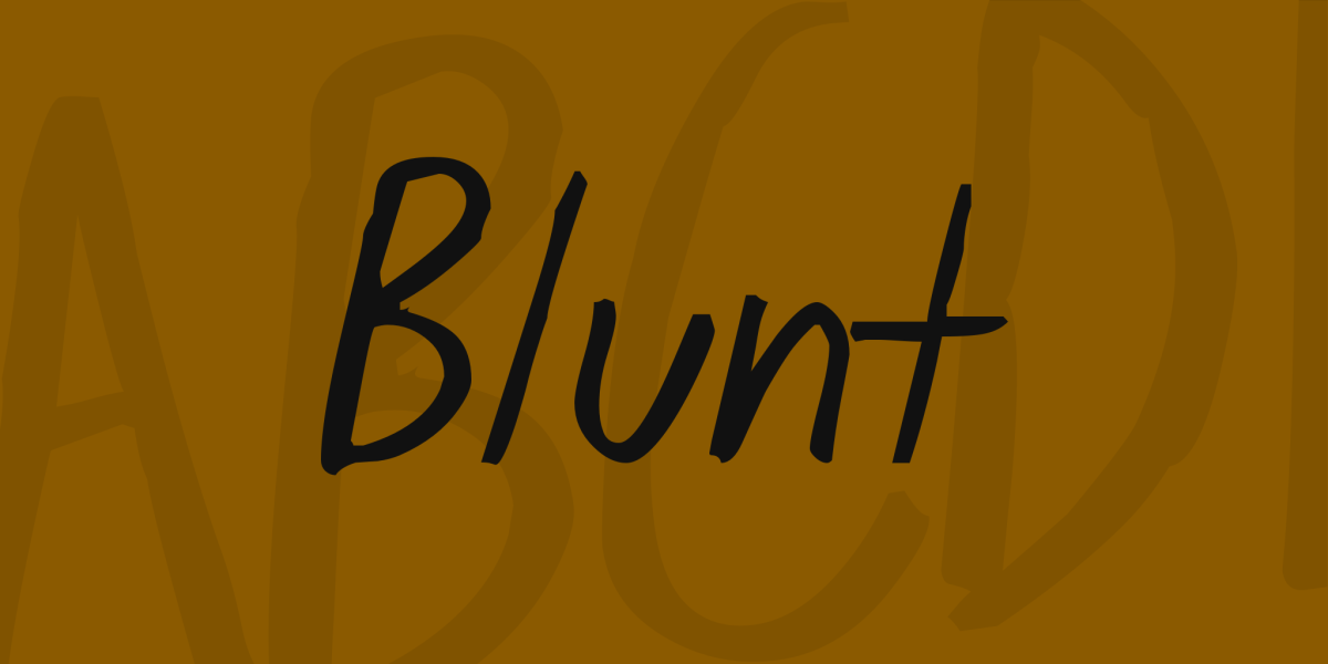 Blunt Font · 1001 Fonts