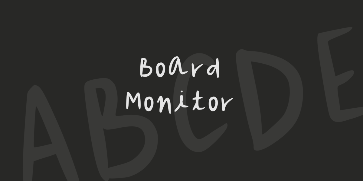 Board Monitor Font · 1001 Fonts