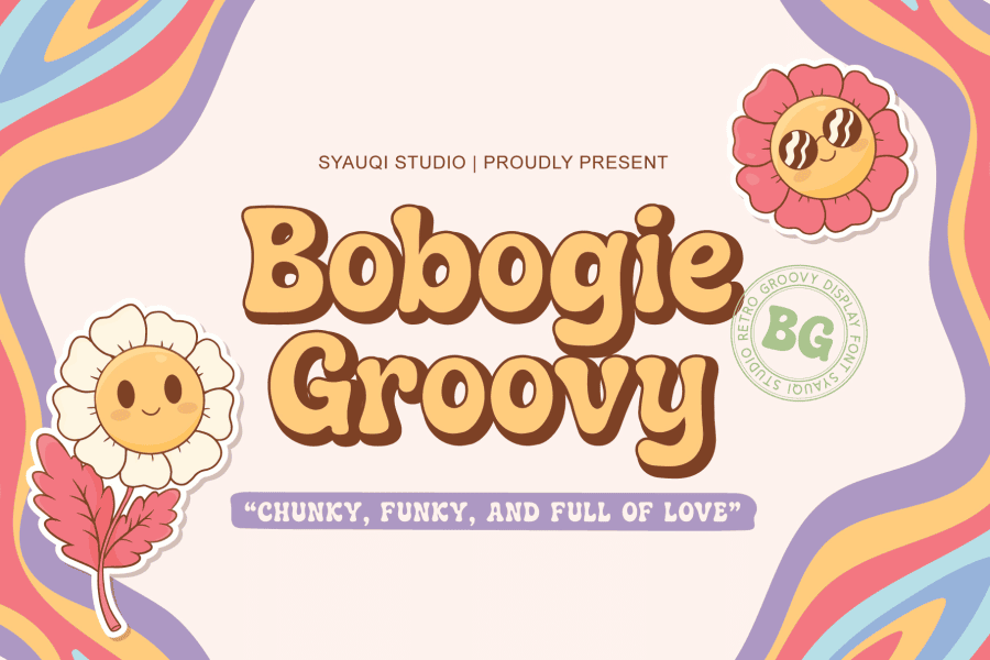 Bobogie Groovy Font · 1001 Fonts