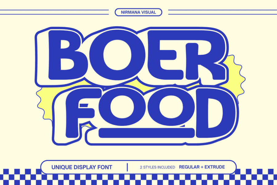 Boer Food Demo Font · 1001 Fonts