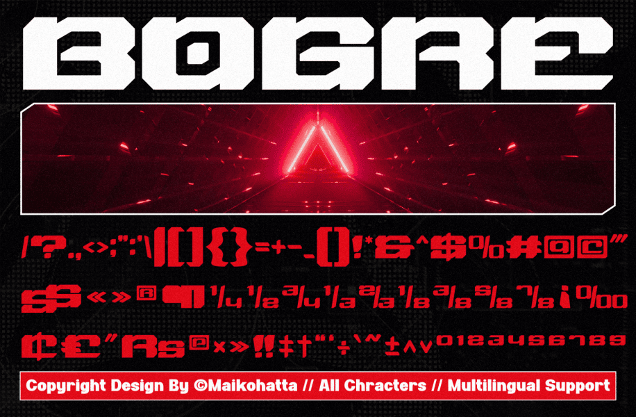BOGRE Font · 1001 Fonts