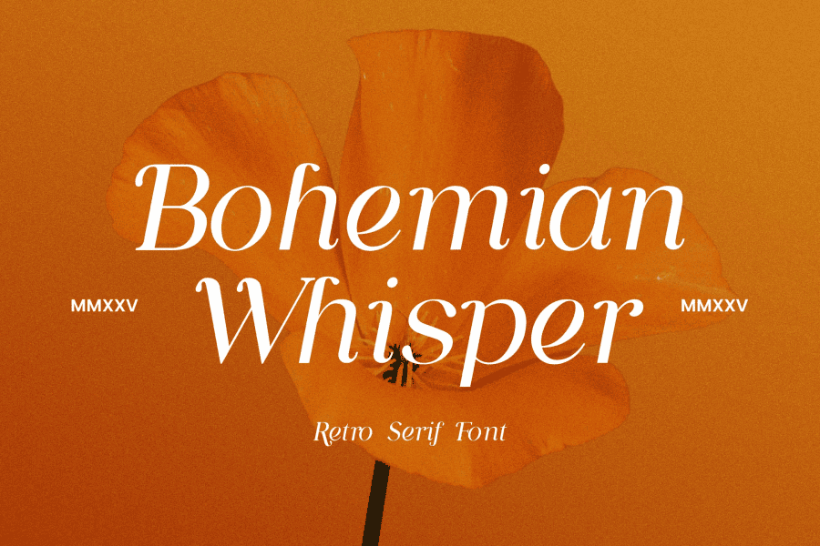 BohemianWhisper Font · 1001 Fonts