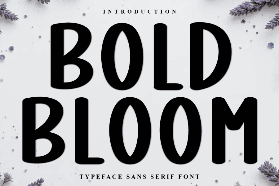 Bold Bloom Font · 1001 Fonts