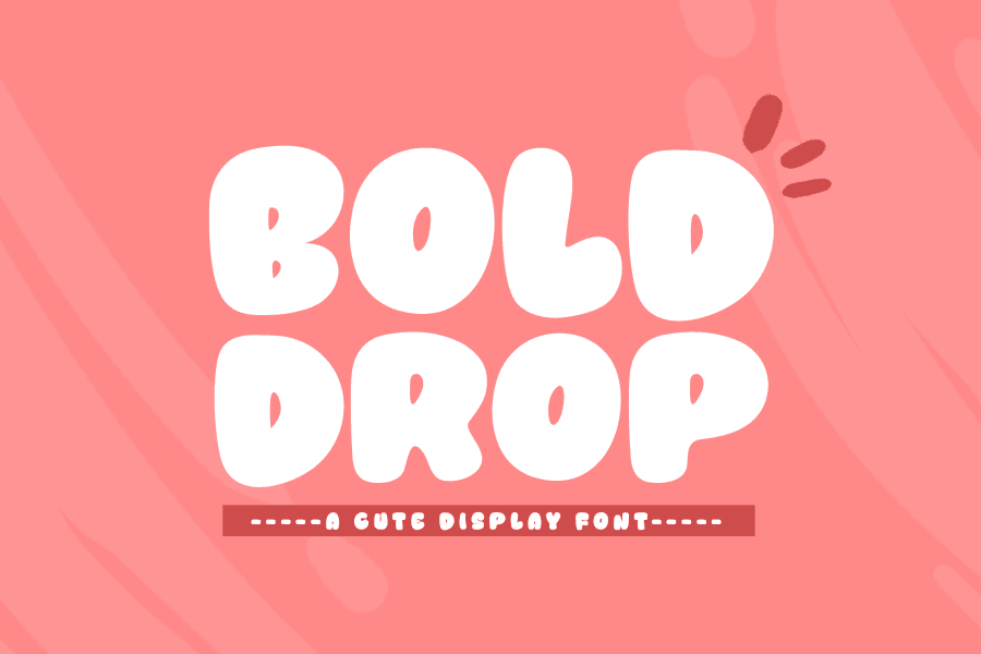 Bold Drop Font · 1001 Fonts