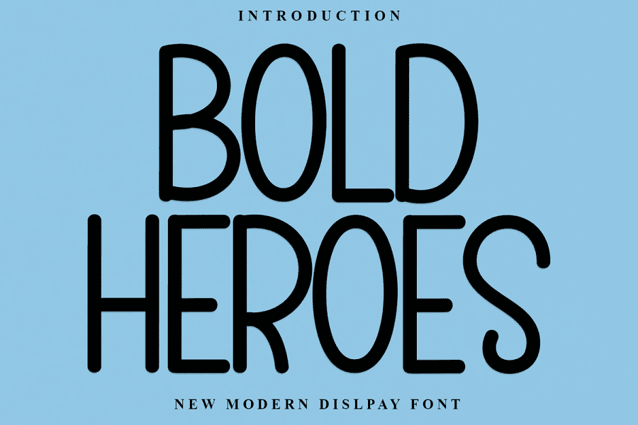Bold Heroes Font · 1001 Fonts