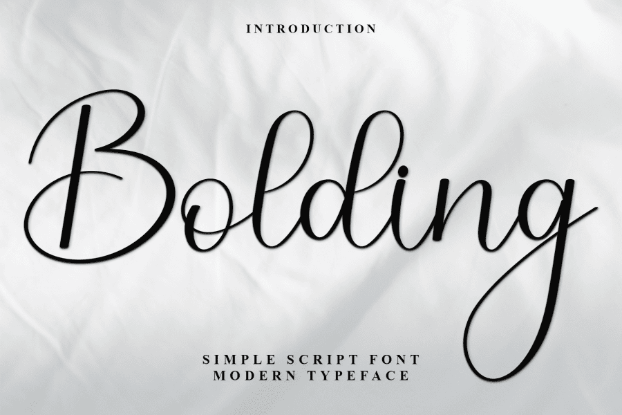 Bolding Font · 1001 Fonts