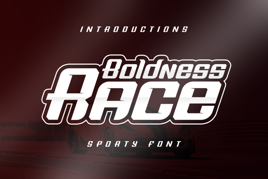 Boldness Race Font · 1001 Fonts