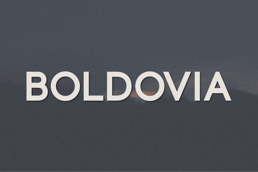 Boldovia Font · 1001 Fonts