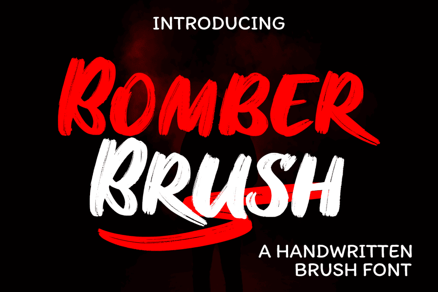 Bomber Brush Font · 1001 Fonts