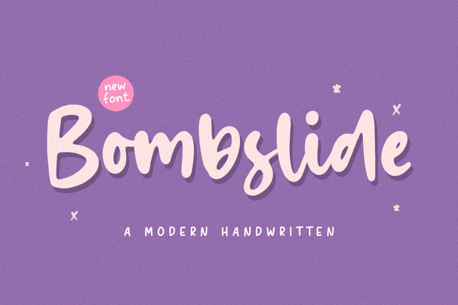 Bombslide Font · 1001 Fonts